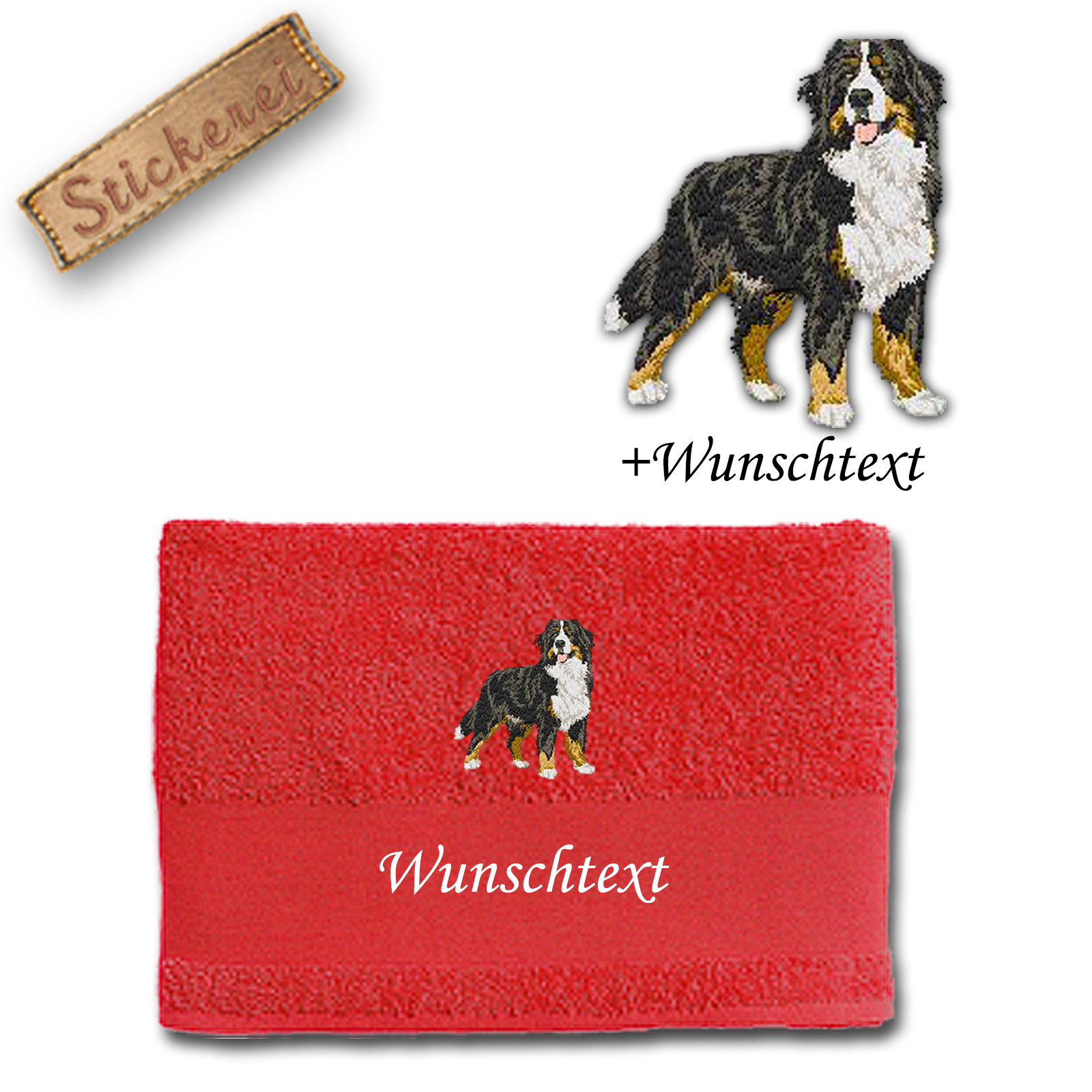Handtuch Berner Sennenhund - ABC Tiershop